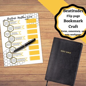 Printable Beatitude, Bible Craft, Worksheet, and Bookmark. Learn the ...
