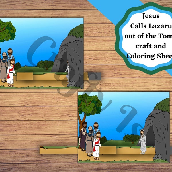 Sunday School Craft for Lazarus - Etsy