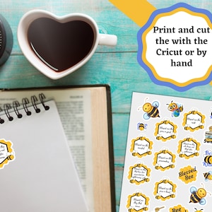 Beatitude Print and Cut Stickers. Beatitude Christian Stickers. Print ...