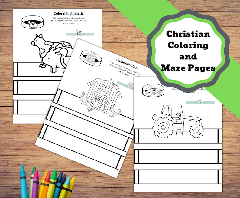 Printable Paper Crowns, Farm Themed Paper Crowns/ Paper Hats/ Party ...