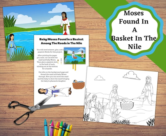 Baby Moses Basket Craft