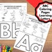 Printable Coloring Pages for Learning ABC'S, Alphabet Coloring and ...