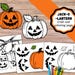 Jack-o-lantern Craft, Printable Pumpkin/jack-o-lantern Craft That is ...