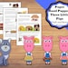 Printable Three Little Pigs and the Wolf, Hand Puppets With Three Pages ...