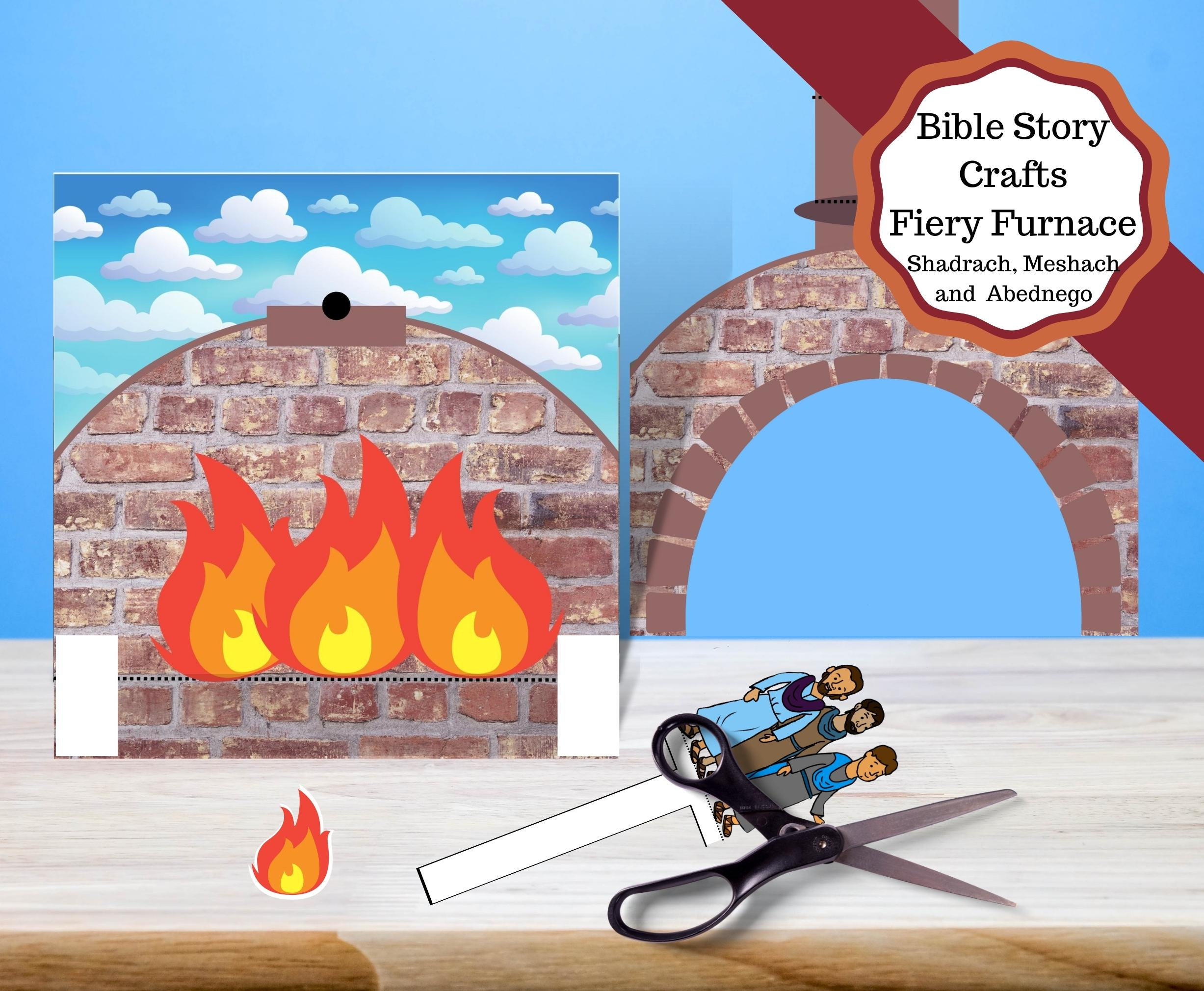 Fiery Furnace Craft Template