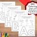 Printable Coloring Pages for Learning ABC'S, Alphabet Coloring and ...