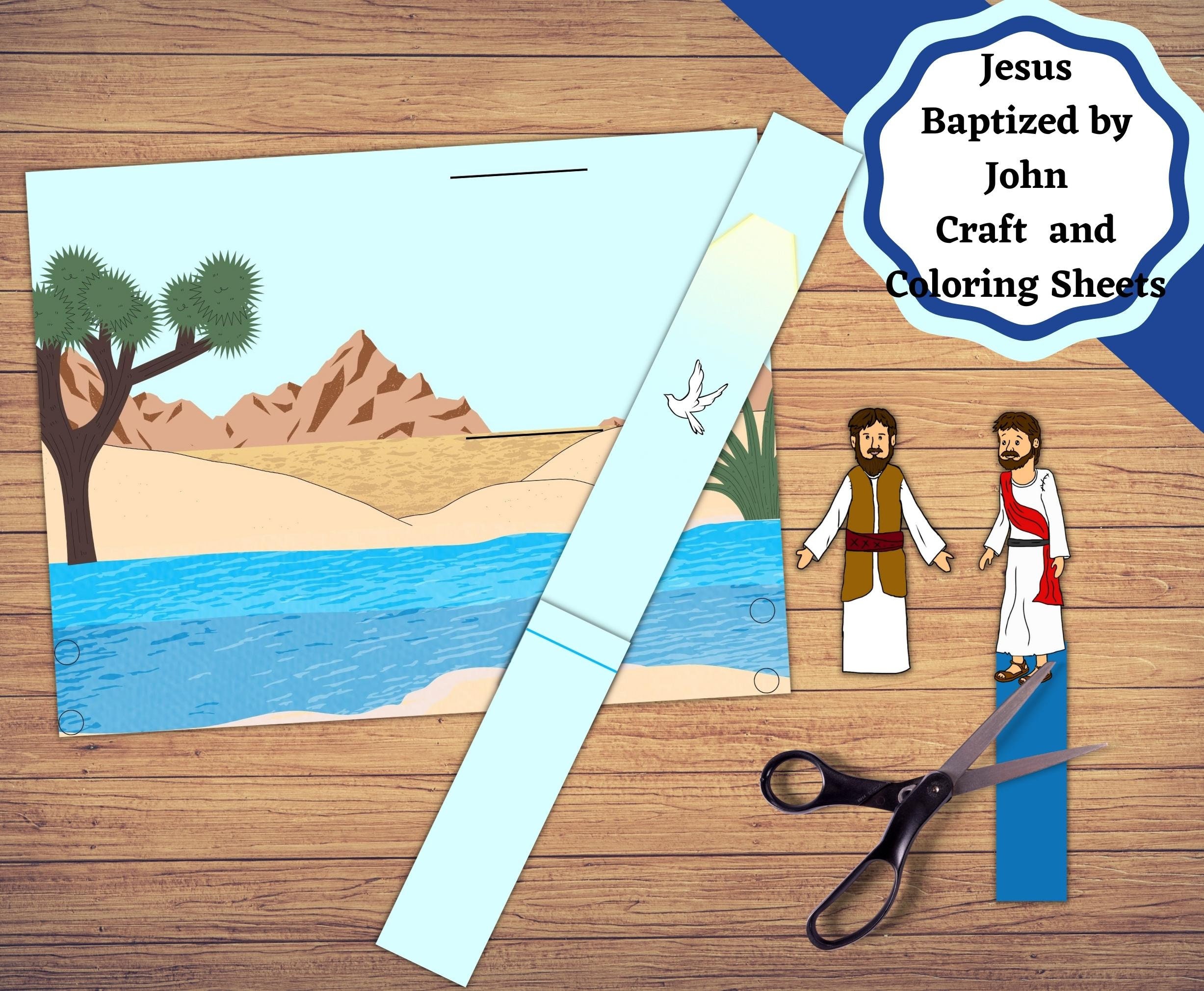 Jesus Baptism Craft