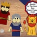 Printable Daniel in the Lions Den Paper Puppets. Daniel, King Darius ...
