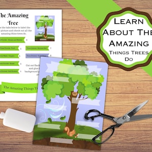 Printable Arbor Day Activity Pages, Coloring, Build a Tree, Learn About ...