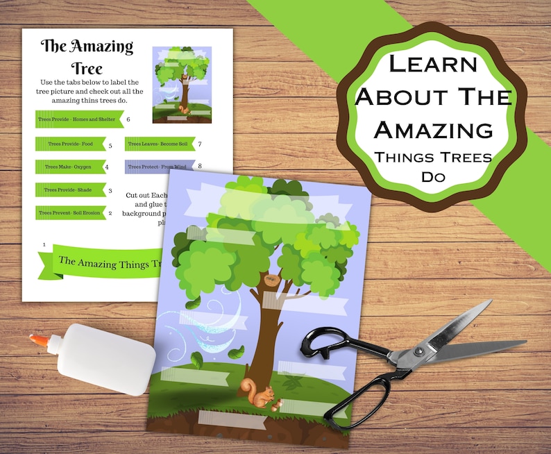 Printable Arbor Day Activity Pages, Coloring, Build a Tree, Learn About ...