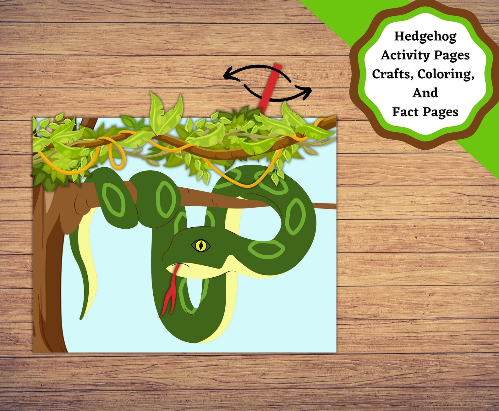 Snake Activity Sheets, Printable Snake Crafts, Snake Coloring Pages ...