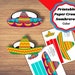 Printable Sombrero Paper Crowns, Cinco De Mayo Craft. Sombrero Hat ...
