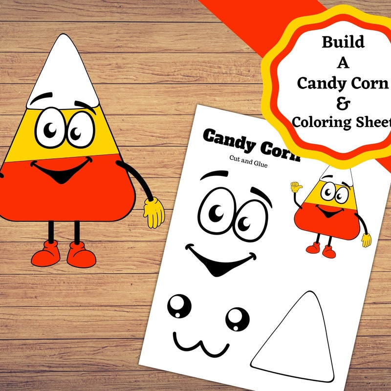 Candy Corn Printable - Etsy