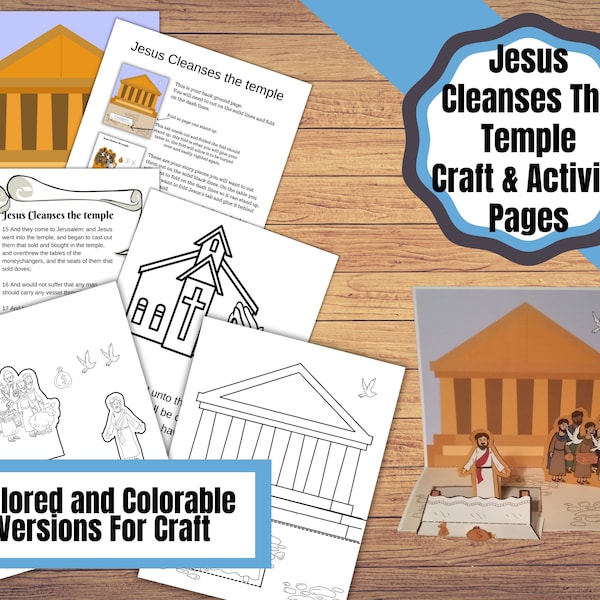 Jesus Cleans the Temple - Etsy