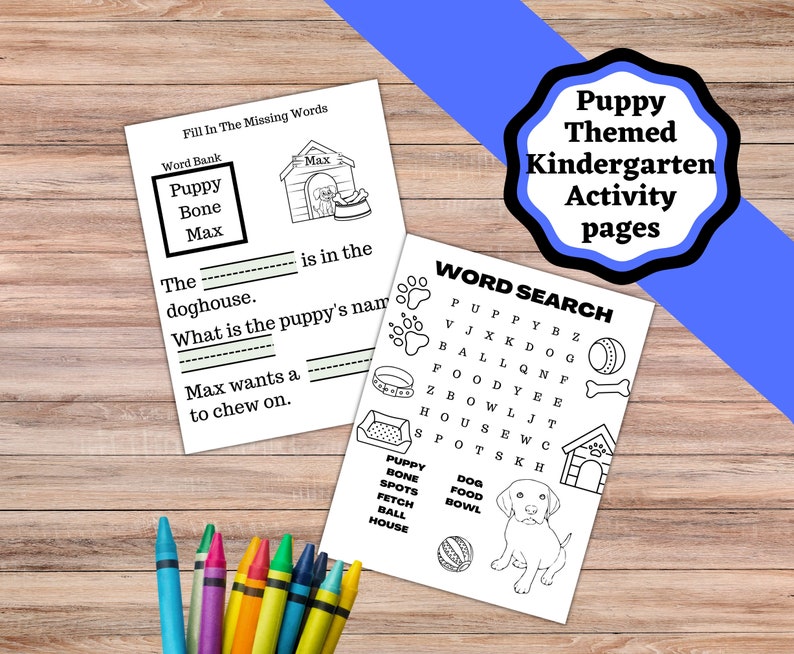 Printable Craft and Learning Pages for Kindergarten /1st Grade ...