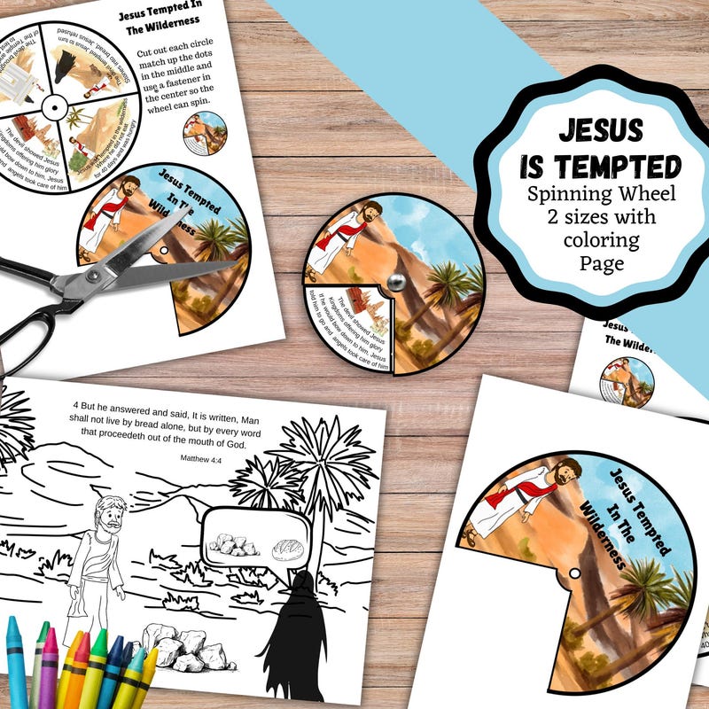 Jesus is Tempted Crafts - Etsy