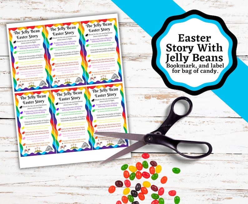 Printable Easter Story With Jelly Beans, Jelly Bean Easter Story ...