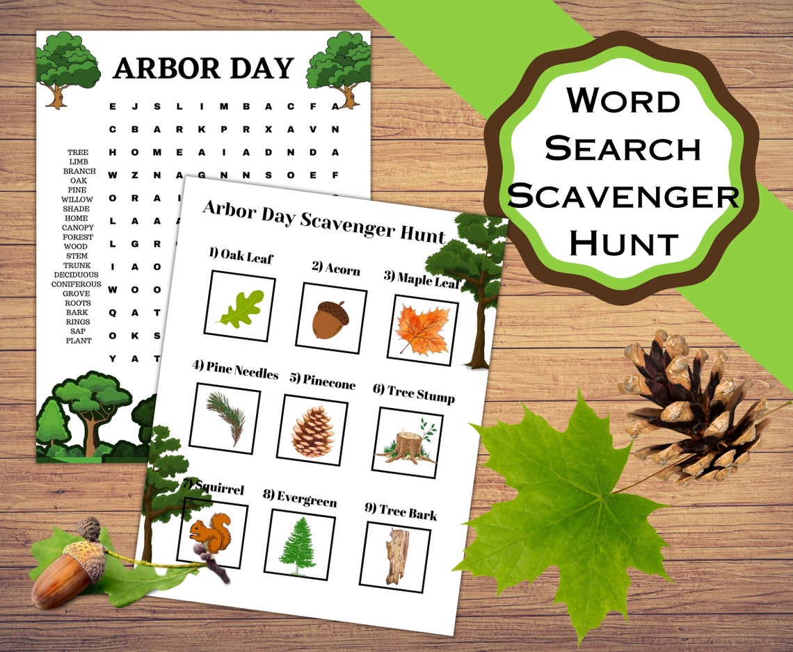 Printable Arbor Day Activity Pages, Coloring, Build a Tree, Learn About ...