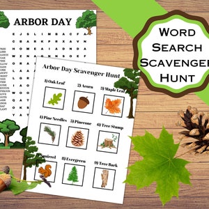 Printable Arbor Day Activity Pages, Coloring, Build a Tree, Learn About ...