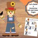Scarecrow Activity Sheets Printable Scarecrow Craft and Coloring Page ...