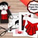Printable Dracula Paper Bag Puppet. Paper Bag Puppet Cut Out for ...