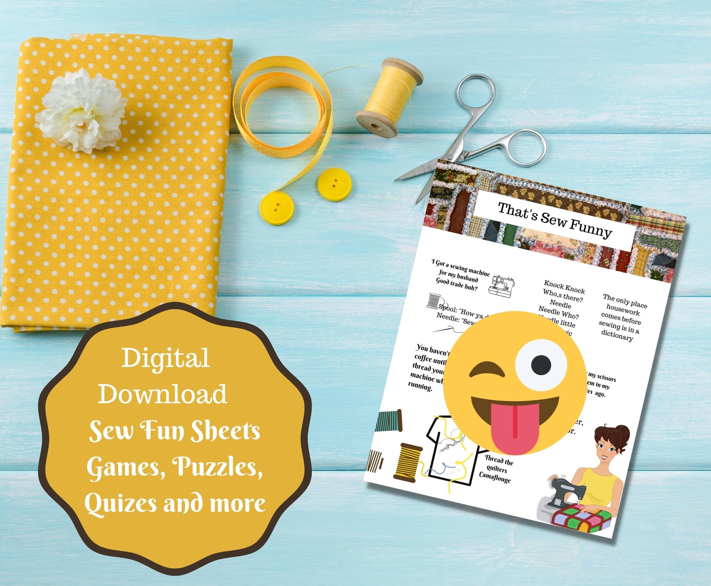 Quilting Word Search, Sewing Themed Word Search and Games, Quilting ...