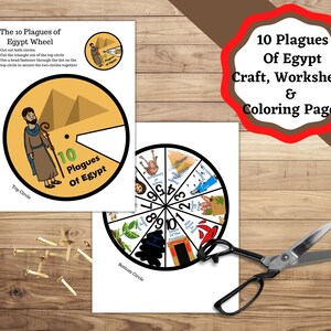 Moses and the 10 Plagues of Egypt. Plagues of Egypt Crafts, Worksheets ...