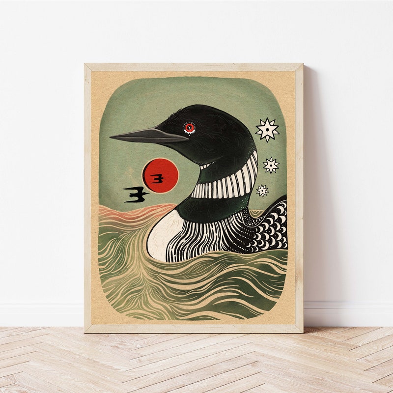 Loon Painting - Etsy
