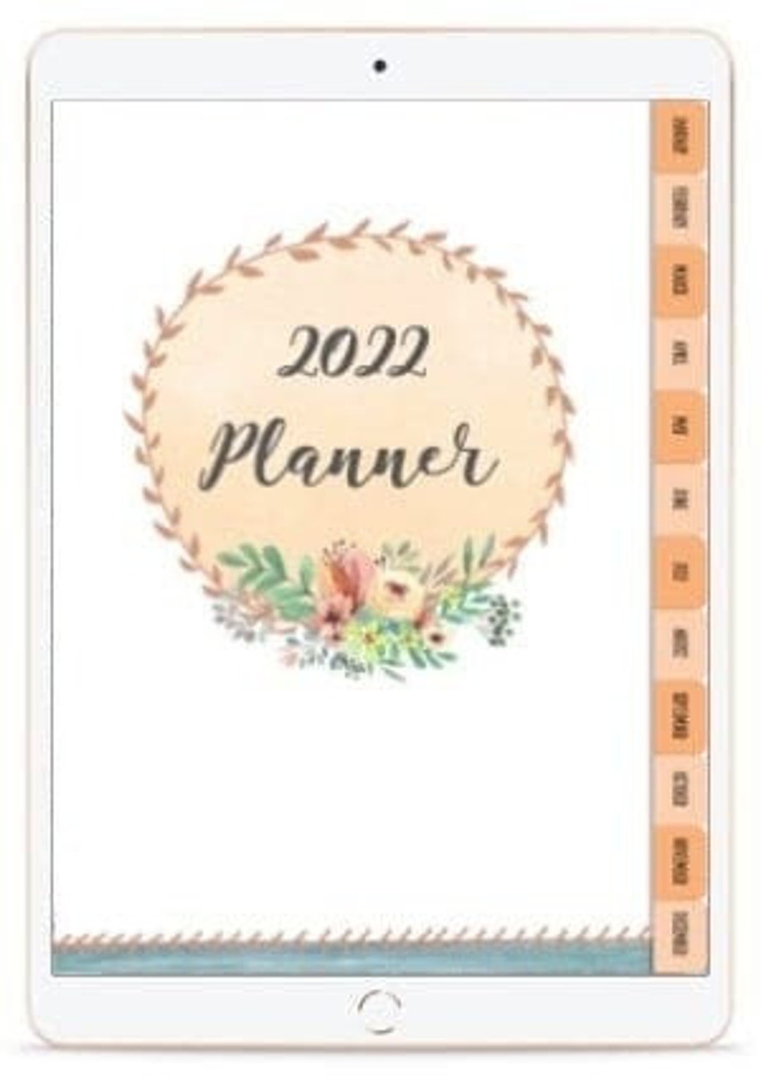 Digital 2022 Planner, Printable Digital Planner, Organized Digital ...