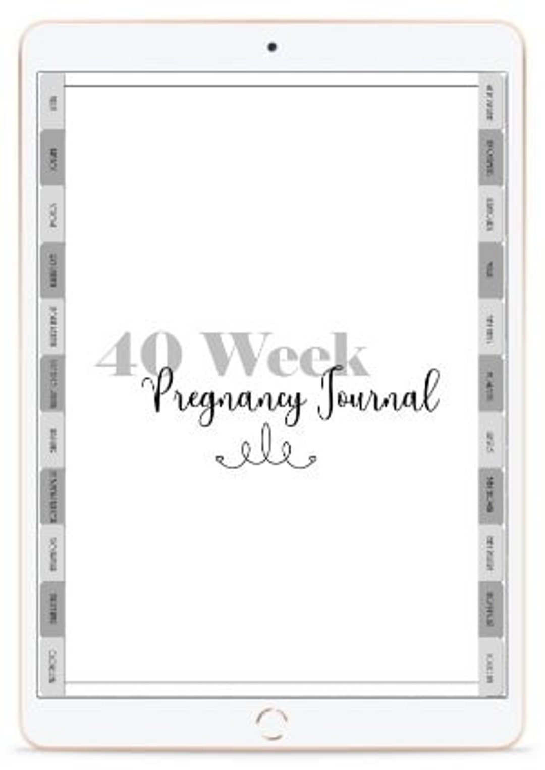 Digital Pregnancy Journal, Printable Pregnancy Journal - Etsy