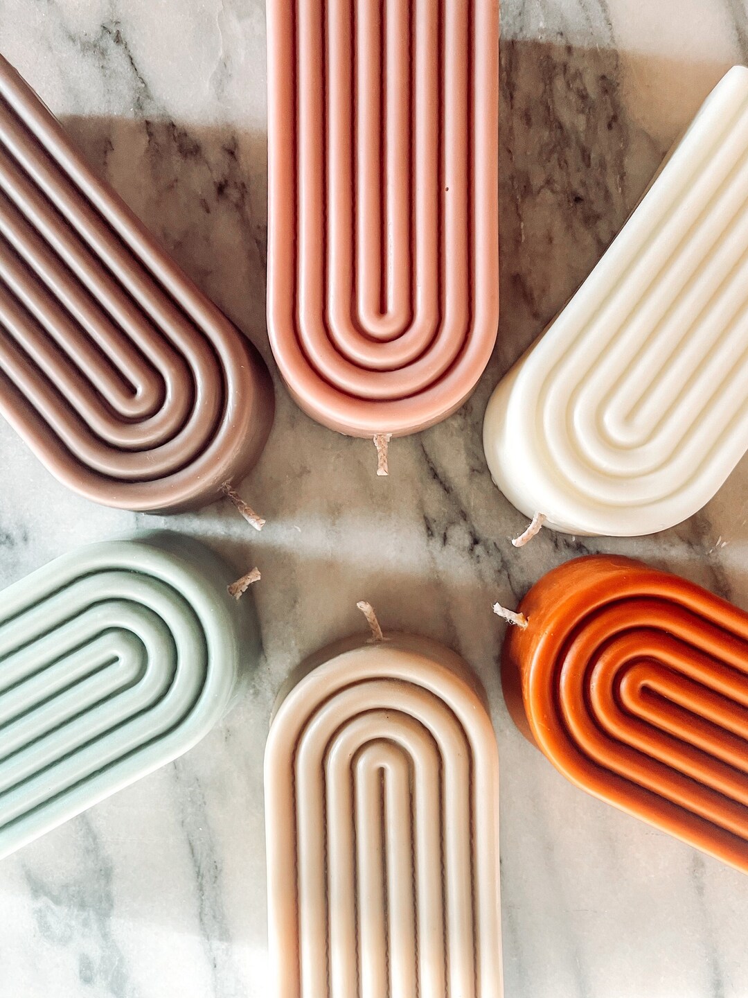 Rainbow Arch Candle / Boho Arch Candle / Home Decor / Gifts for Her ...