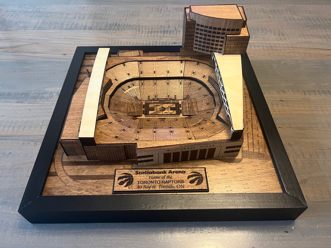 Handcrafted Arena Model Wall Art Scotiabank Arena, Toronto Raptors - Etsy