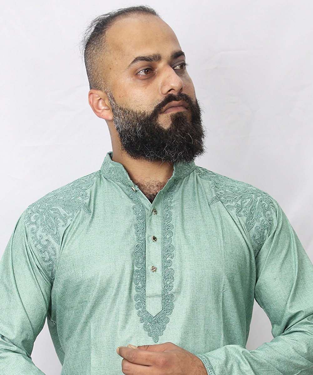 Nazon Brand Men's Panjabi Pest-color Men's Regular Fit Panjabi ...