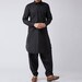 Pakistani Patani Panjabi and Pajama- Black Color/beautiful Men's Wear ...