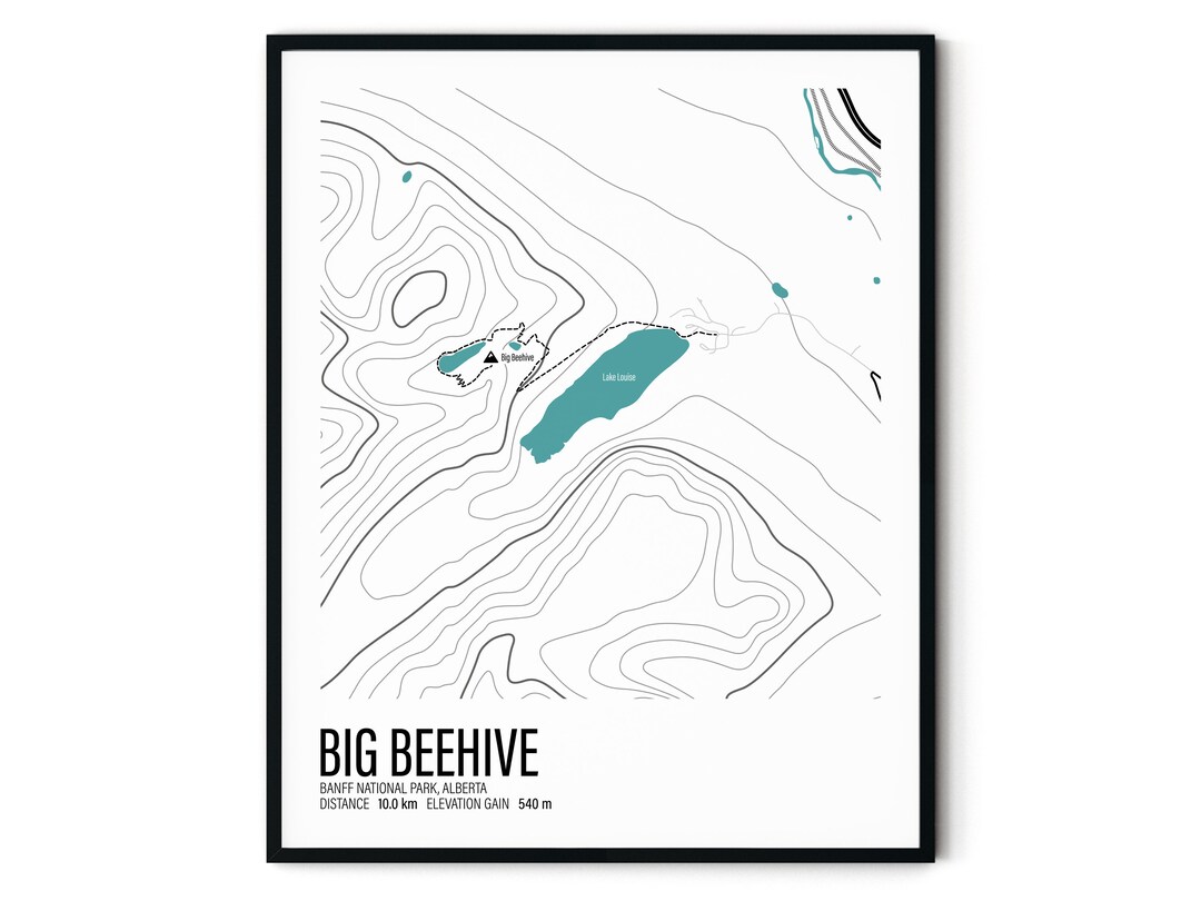 Big Beehive, Lake Louise, Banff National Park, Alberta, Canada, Trail ...