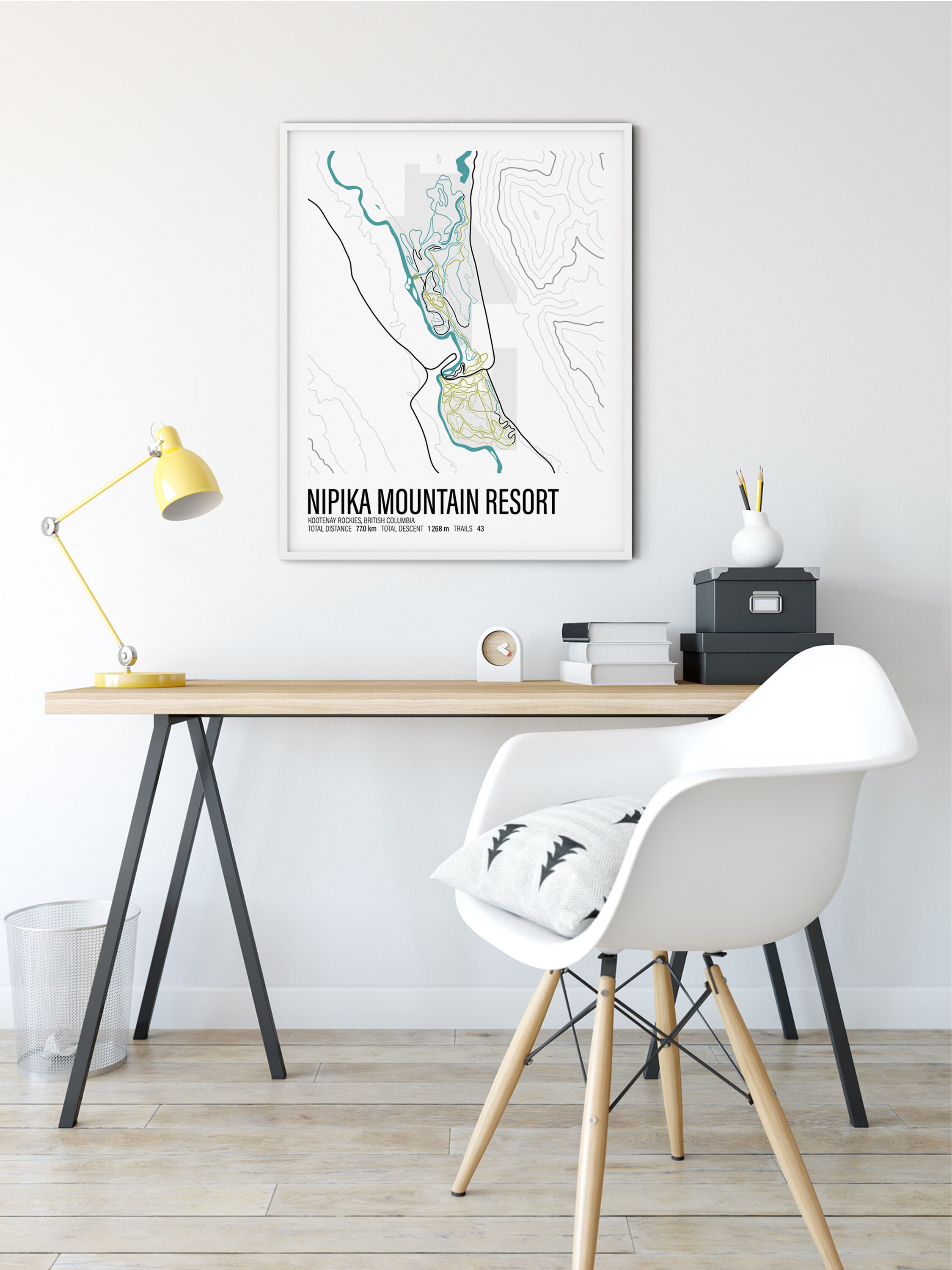 Nipika Mountain Resort, Invermere, British Columbia, Canada, Xcski Map ...