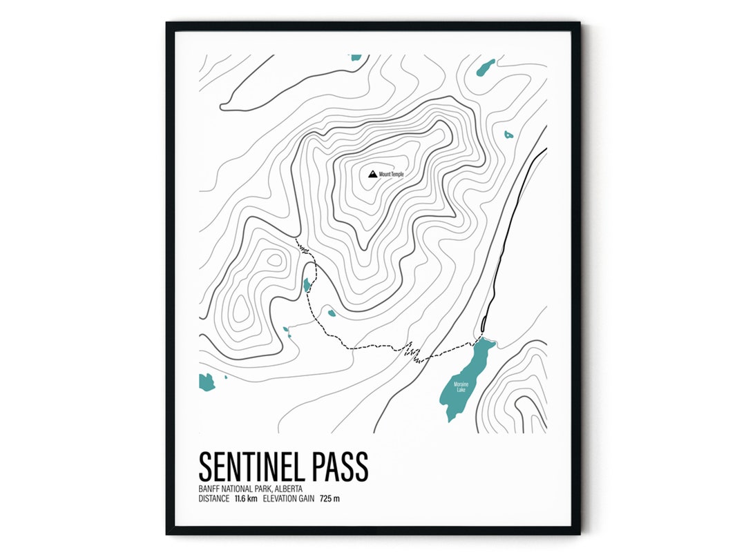 Sentinel Pass, Sentinel Pass Trail, Banff, Banff National Park, Moraine ...