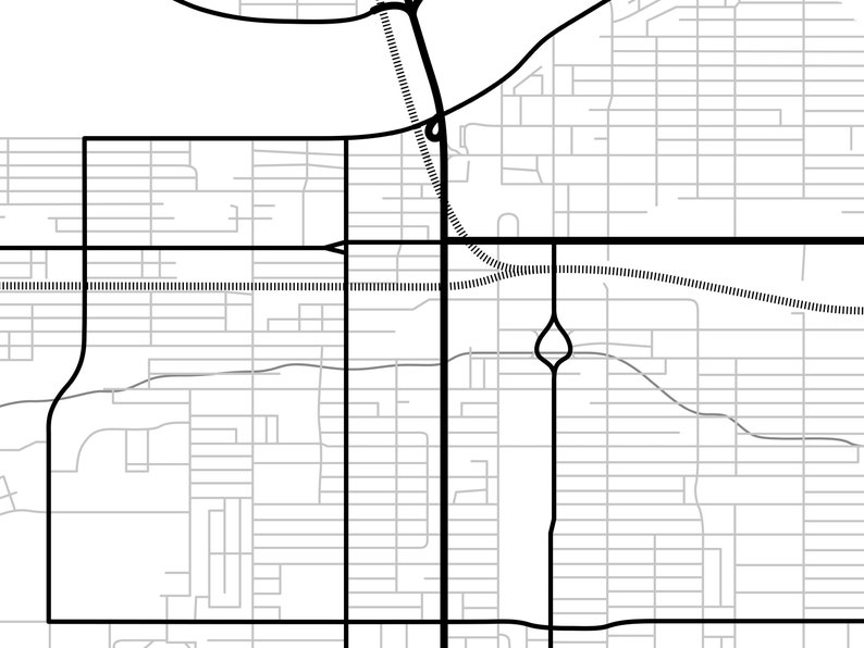 Prince Albert Prince Albert Map Saskatchewan Canada City - Etsy