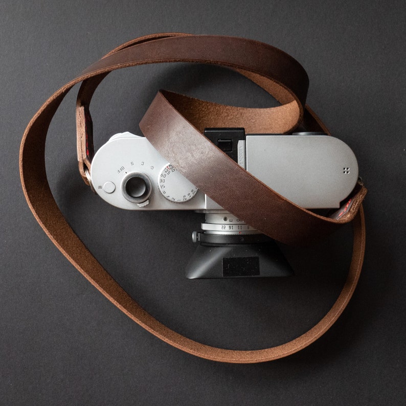 Wide Horween Leather Camera Neck Strap - Etsy