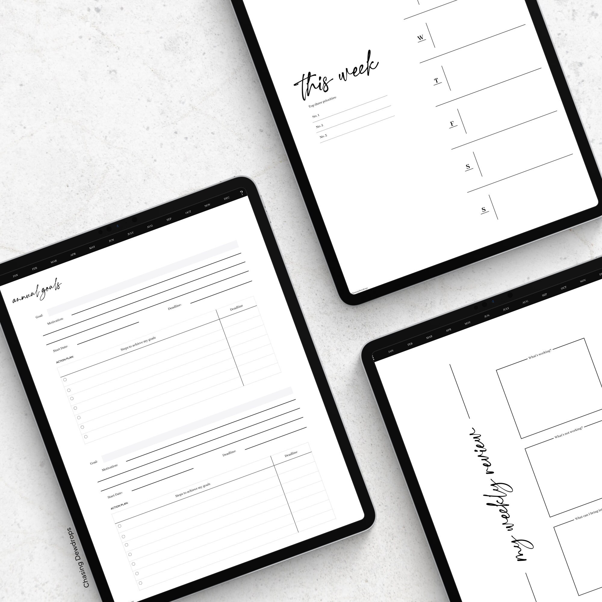 Goal Planner, Goal Tracker, Goal Journal, SMART Goals, Habit Tracker ...