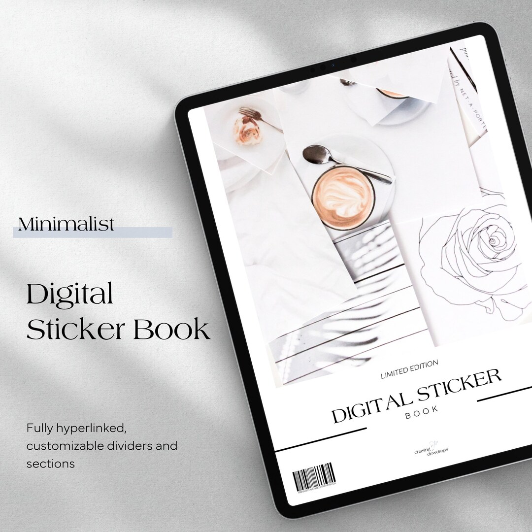 Digital Sticker Book, Digital Stickers, Planner Sticker Book, Digital ...