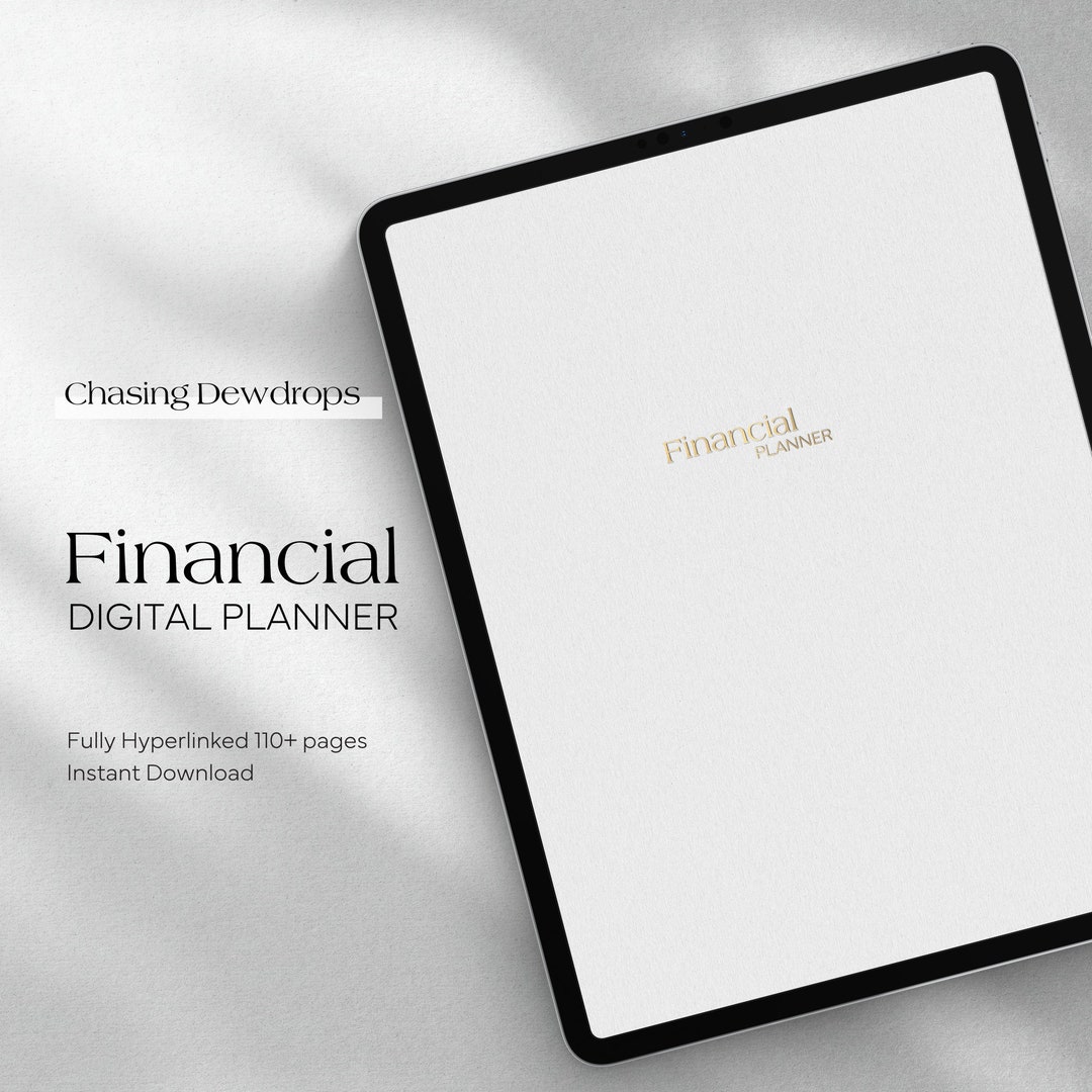 Finance Digital Planner, Budget Planner, Finance Planner, Finance ...