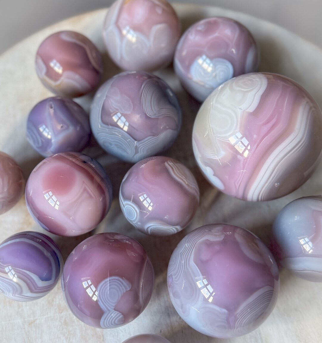Jelly Agate Crystal Spheres, Madagascar Choose Your Own - Etsy