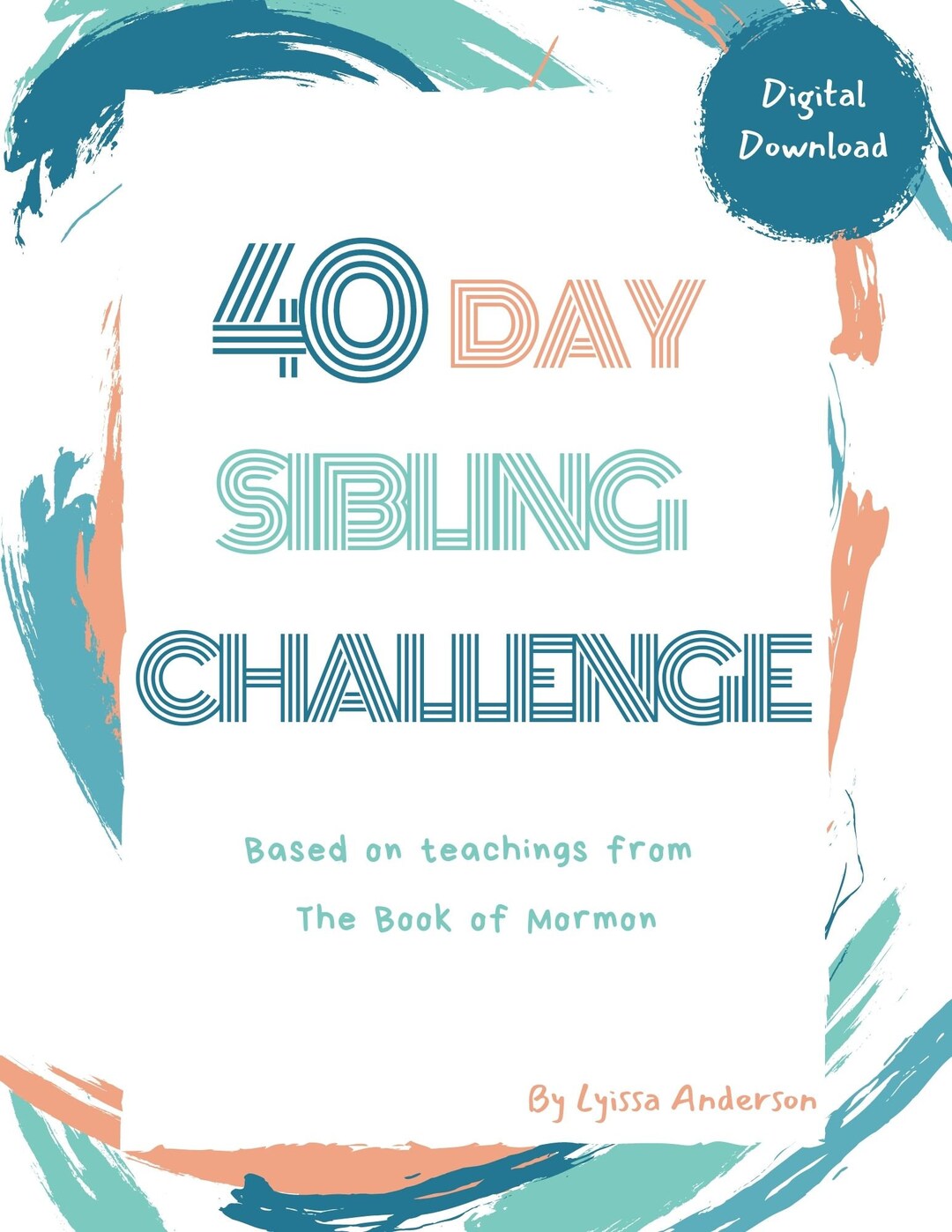 40 Day Sibling Challenge for Ages 11+ - Etsy