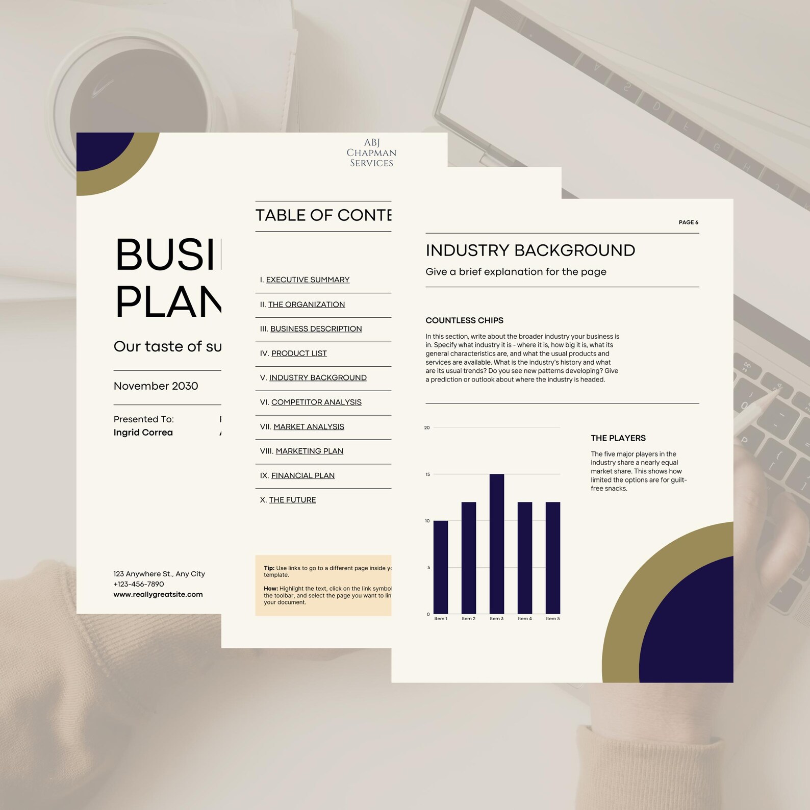 Editable Business Plan Template: Canva Small Business Startup (instant ...