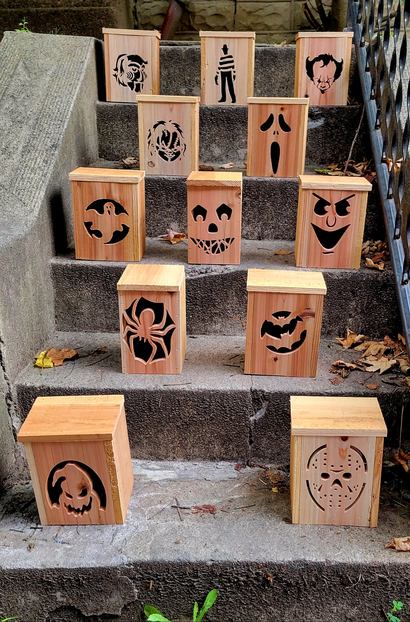 Halloween Lantern Cnc Svg Files Digital Files Pumpkin Carving - Etsy