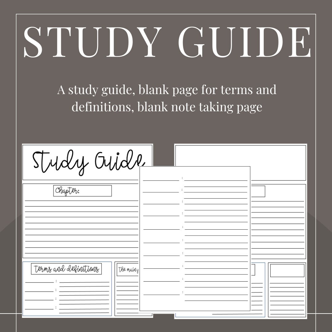 Study Guide Template Goodnotes For College Note Taking Template Study Guide Template Goodnotes For College Note Taking Template