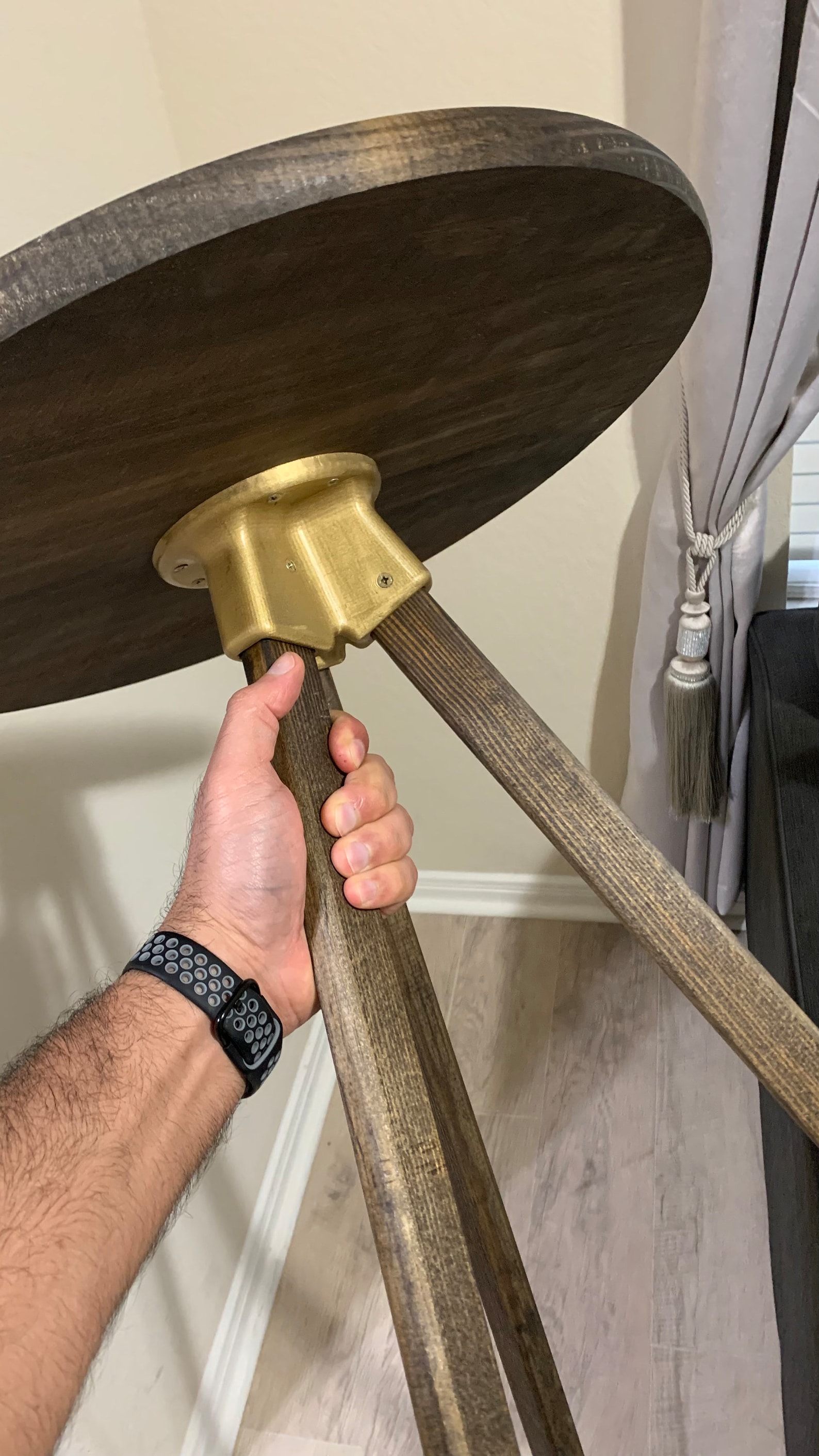 Tripod Table Base - 3d Printed, DIY Side Table - Etsy