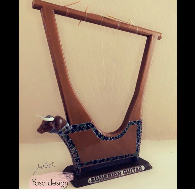 Sumerian Guitar - Oldest Musical Instrument Known by History - 3d ...