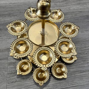 2 Layer Diya Urli Stand. Urli, Diwali Diya Bowl, Indian Wedding - Etsy